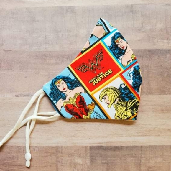 Handmade | Other | Face Mask Wonder Woman Hero | Poshmark